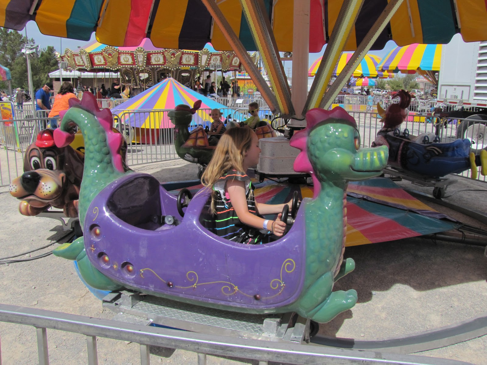 Fallstrom Family: Clark County Fair--the rides