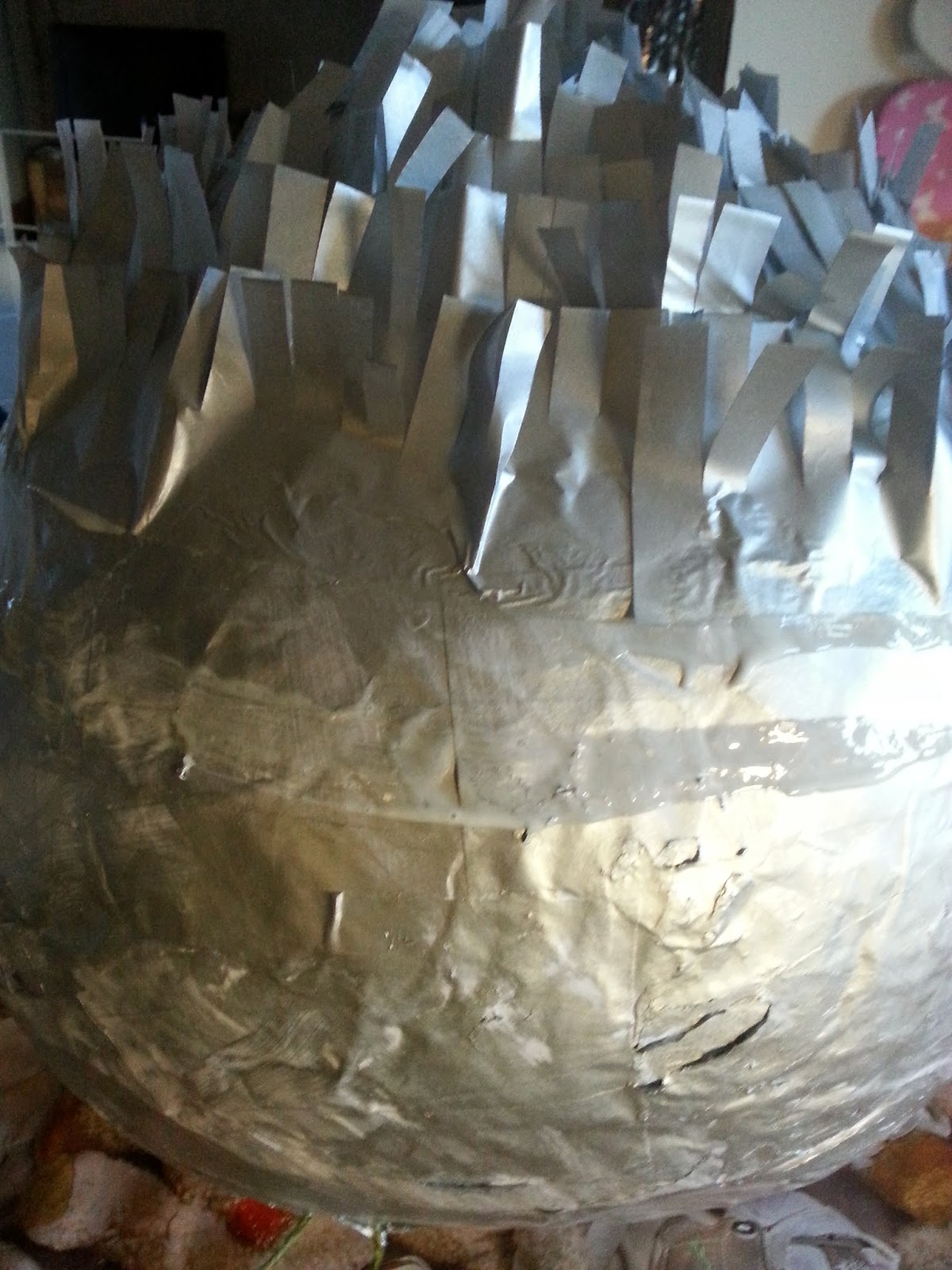 My Crafty Gluten Free Life: DIY Disco Ball Pinata and Party Decorations