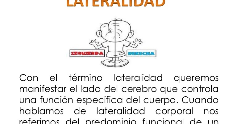 CEIP LA MARQUESA 1º: LATERALIDAD