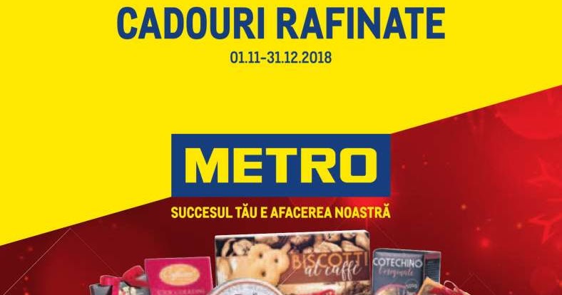 CATALOG METRO 2018 COSURI DE CRACIUN si PACHETE CADOU. Brosura Metro cu ...