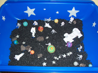 The Thoughtful Spot Day Care: Space Sensory Table