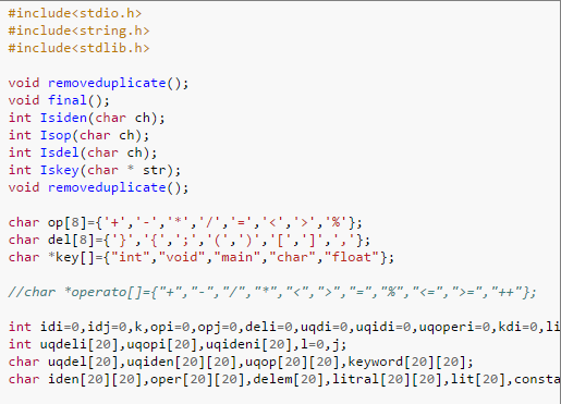 Program C# code to implement Lexical Analyzer | RAMANEWSS