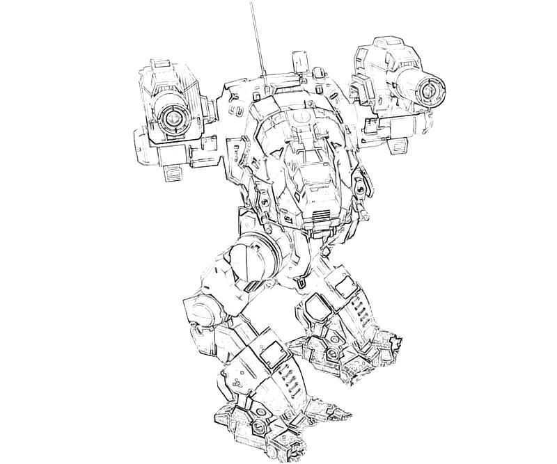 Mech X4 Coloring Pages Coloring Pages