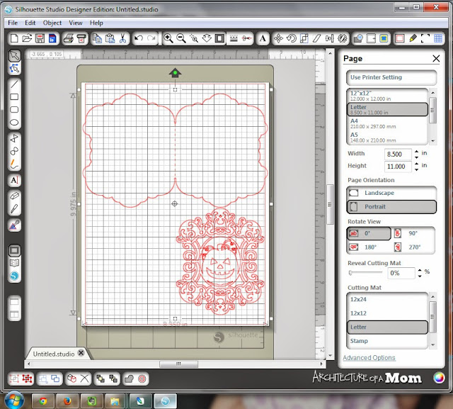 Architecture of a Mom: Fall Tile Sign