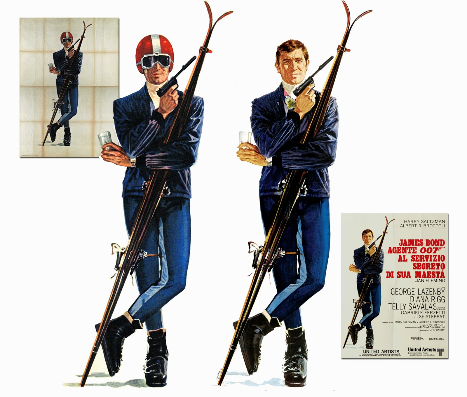 Illustrated 007 - The Art of James Bond: OHMSS Artwork from Italy