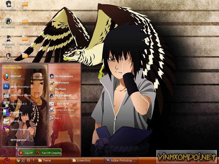 NAruto Blog: Naruto Theme For XP