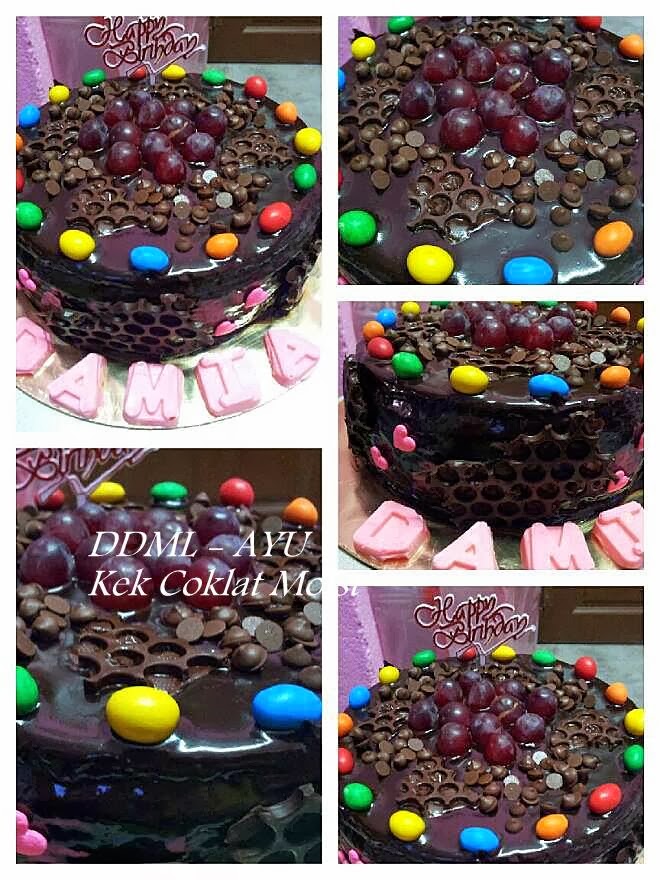 Pencinta Coklat (Dari Dapur Mak Long): Design Kek Coklat Moist