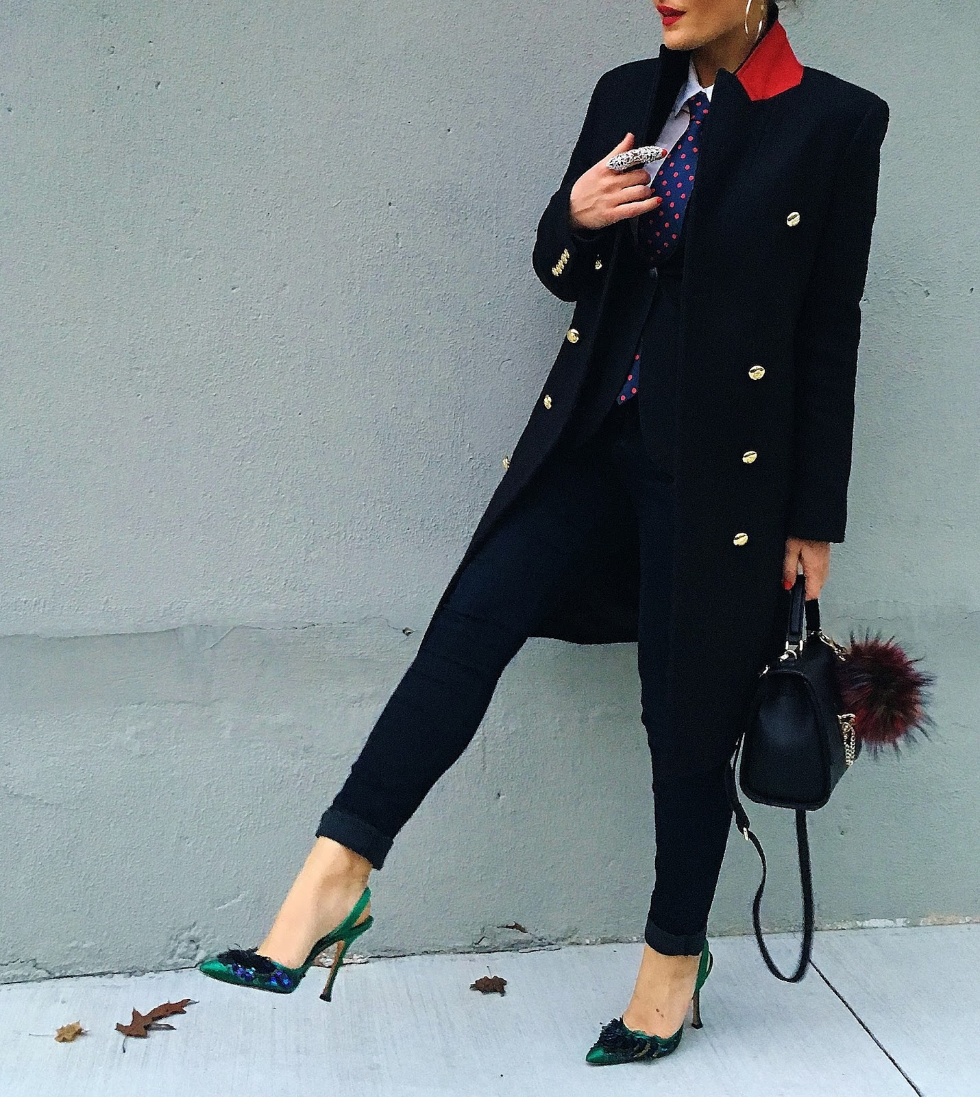 Manolo Blahnik & a Suit & Tie Outfit