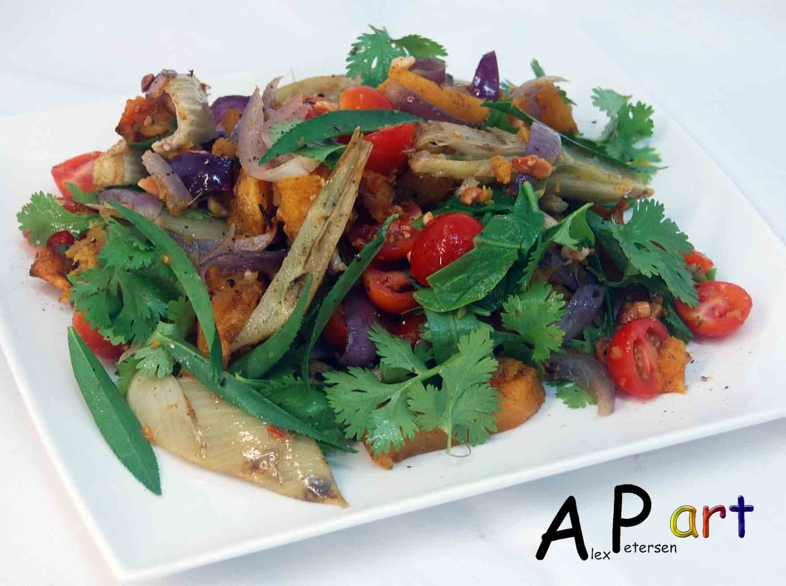 Alex the Contemporary Culinarian: Roasted Autumn Vegetable Salad