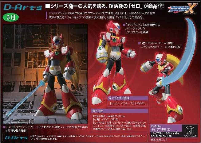 El Blog de Draco Store: Megaman D-Arts Zero Type 2