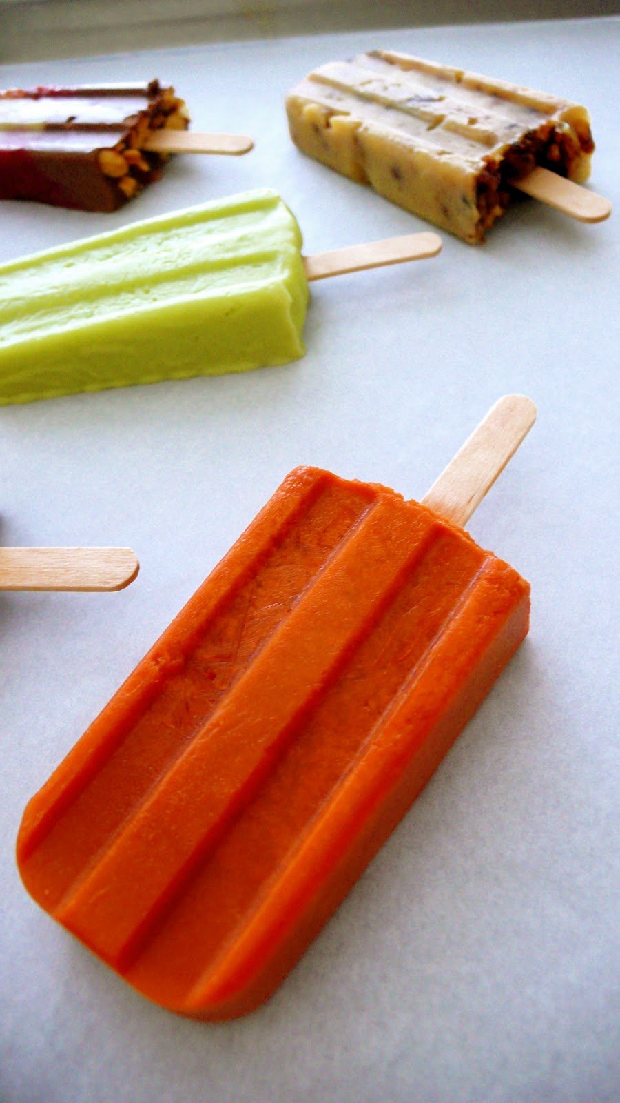 Dough and Batter: experimenting with popsicles.....