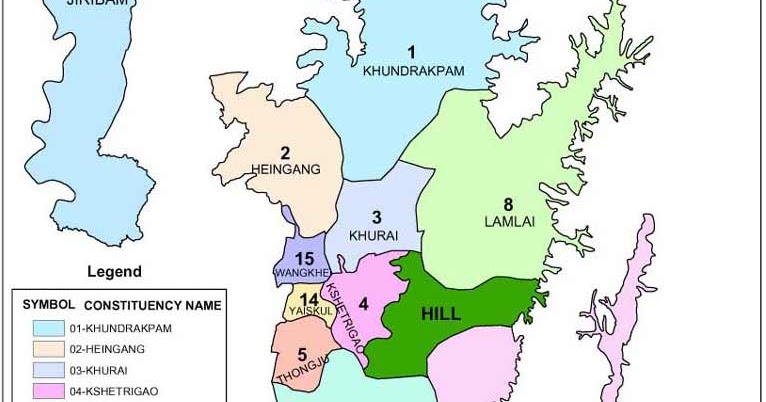 2017 Imphal East District Constituency wise Election Results