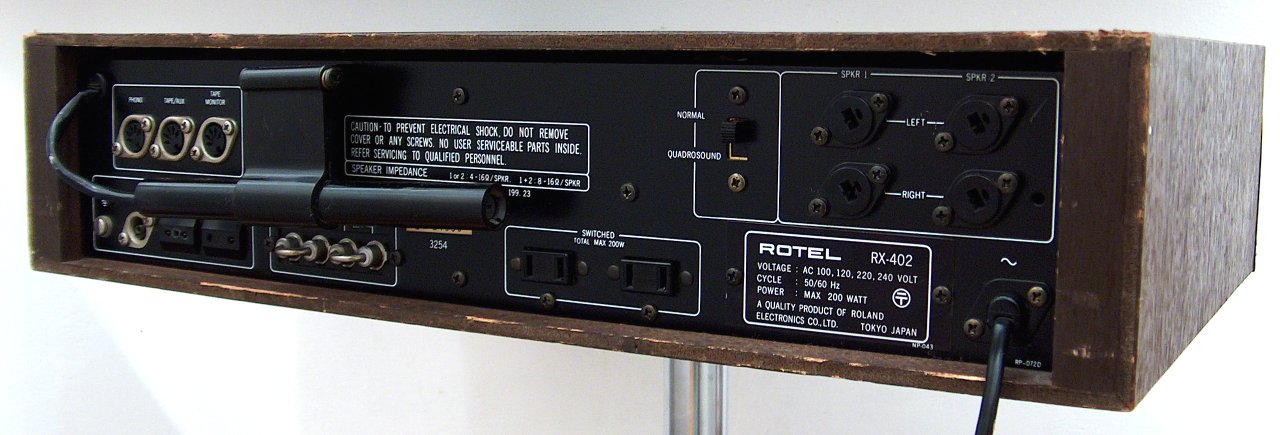Rotel RX-402 - Stereo Receiver | AudioBaza