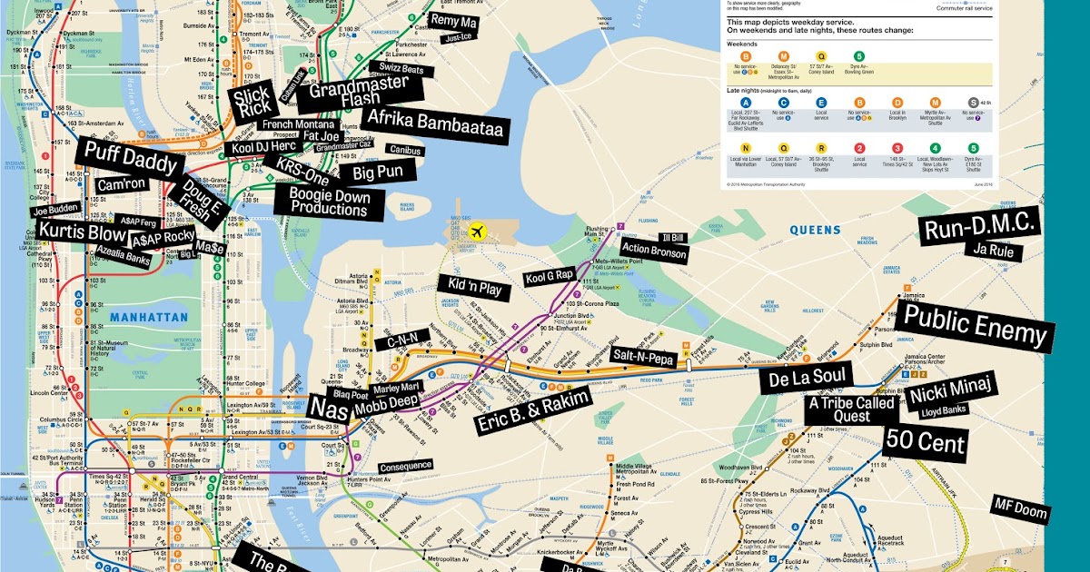 The Luxury Factory: NYC Rap Map