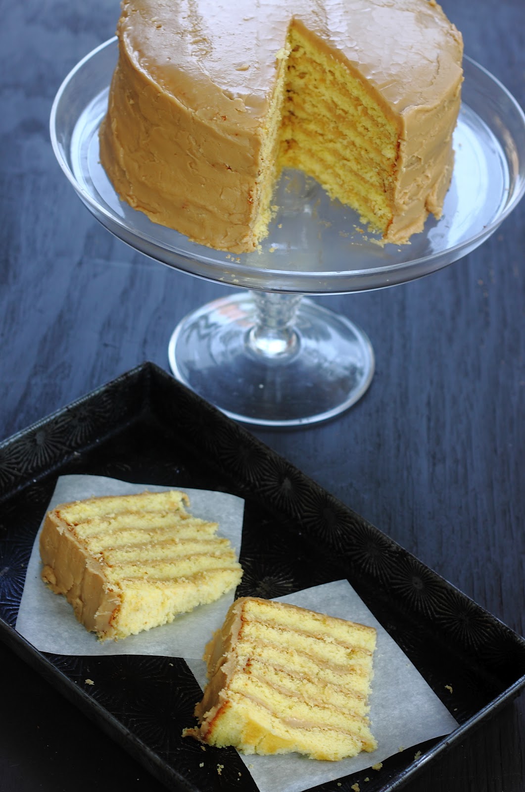 Confections from the Cody Kitchen: Six Layer Caramel Cake