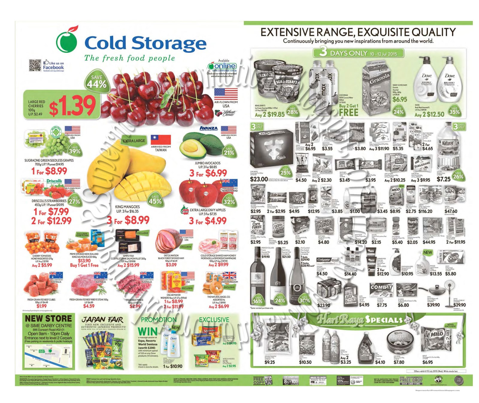 Cold Storage Weekly Promotion 10 - 15 July 2015 ~ Supermarket Promotions