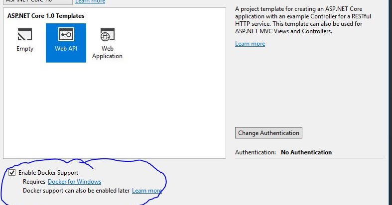 Software Defined Universe: Using Docker for Asp.NET Core projects on Windows 10