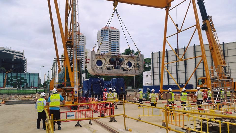 Thomson Line Construction: Havelock - TBM Launch