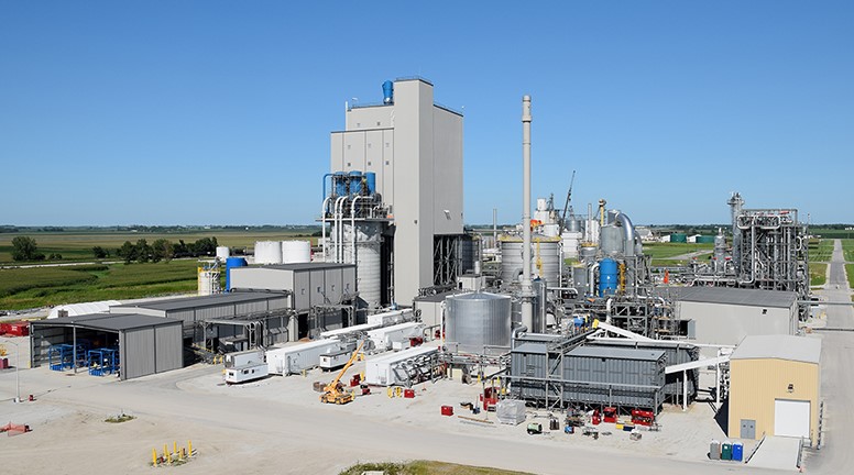 Official opening of the cellulosic ethanol biorefinery of Dupont in Iowa