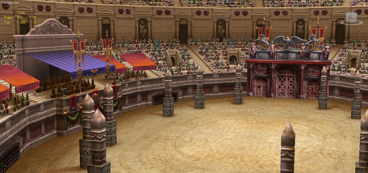 soarecucolti: Rome 3D stage