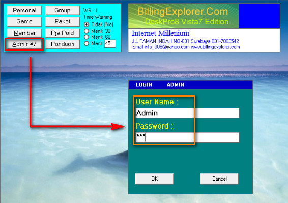 Project 1 Warnet - Management Billing Explorer - Setup Awal Billing ...
