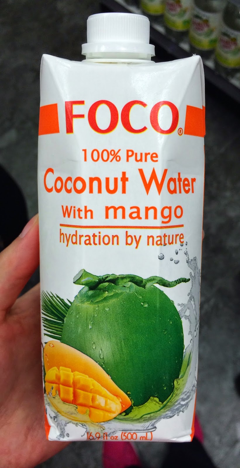 Foco Coconut Water With Mango / フォコ ココナッツウォーター マンゴー味 ~ I'm Made of ...