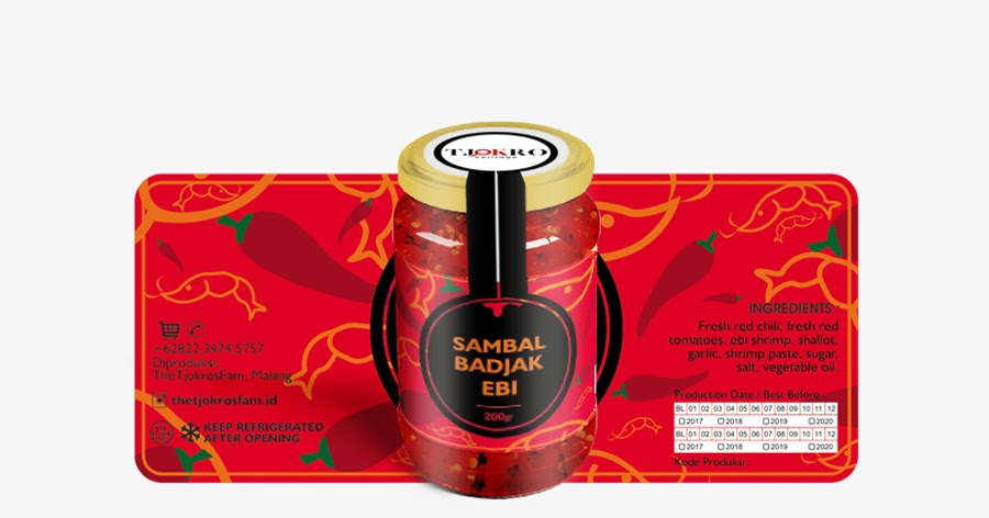 Jasa Desain Label Produk Sambal - Otakatikide | Jasa Desain Logo, Jasa ... Jasa Desain Label Produk Sambal - Otakatikide | Jasa Desain Logo, Jasa ...