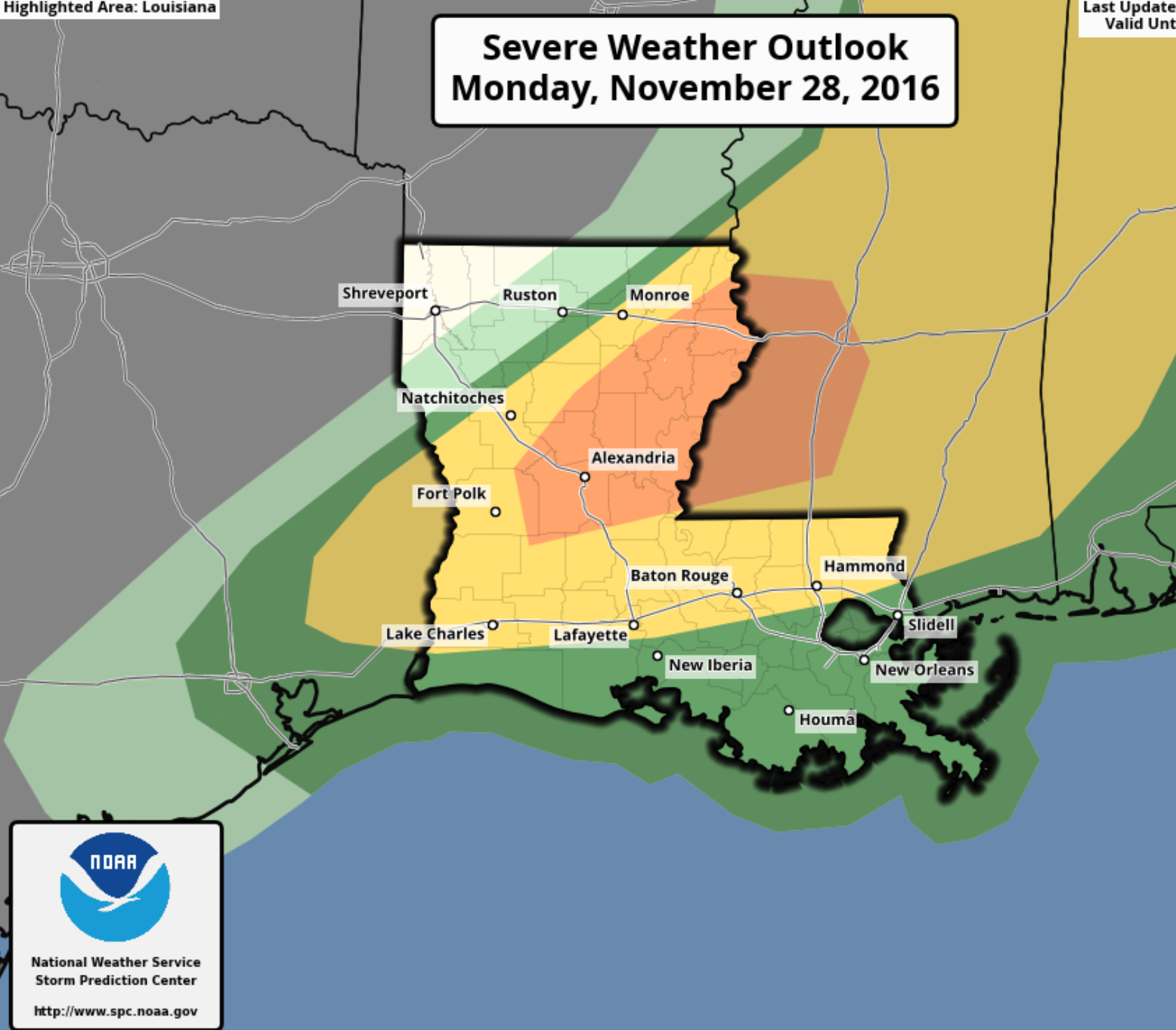Update on Today's Tornado Risk