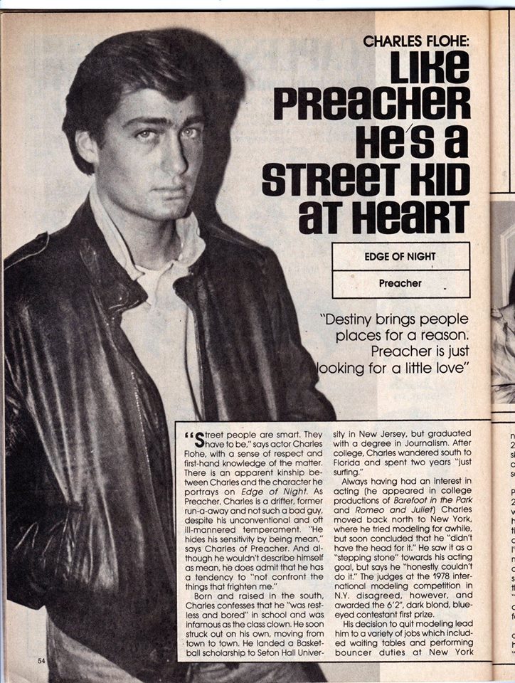 Charles Grant aka Charles Flohe PREACHER EMERSON Edge of Night: 2015