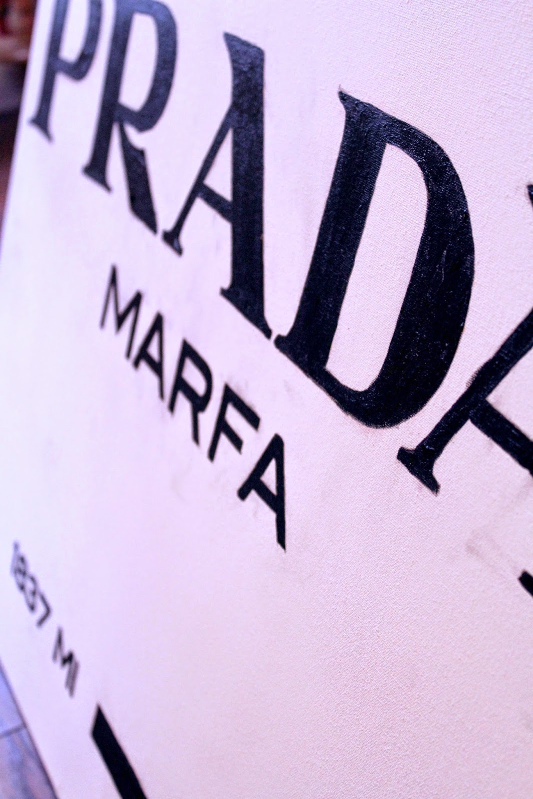 The Skies: DIY PRADA MARFA SIGN