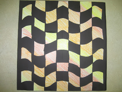 Miss Young's Art Room: 6th Grade Op Art Paper Weaving