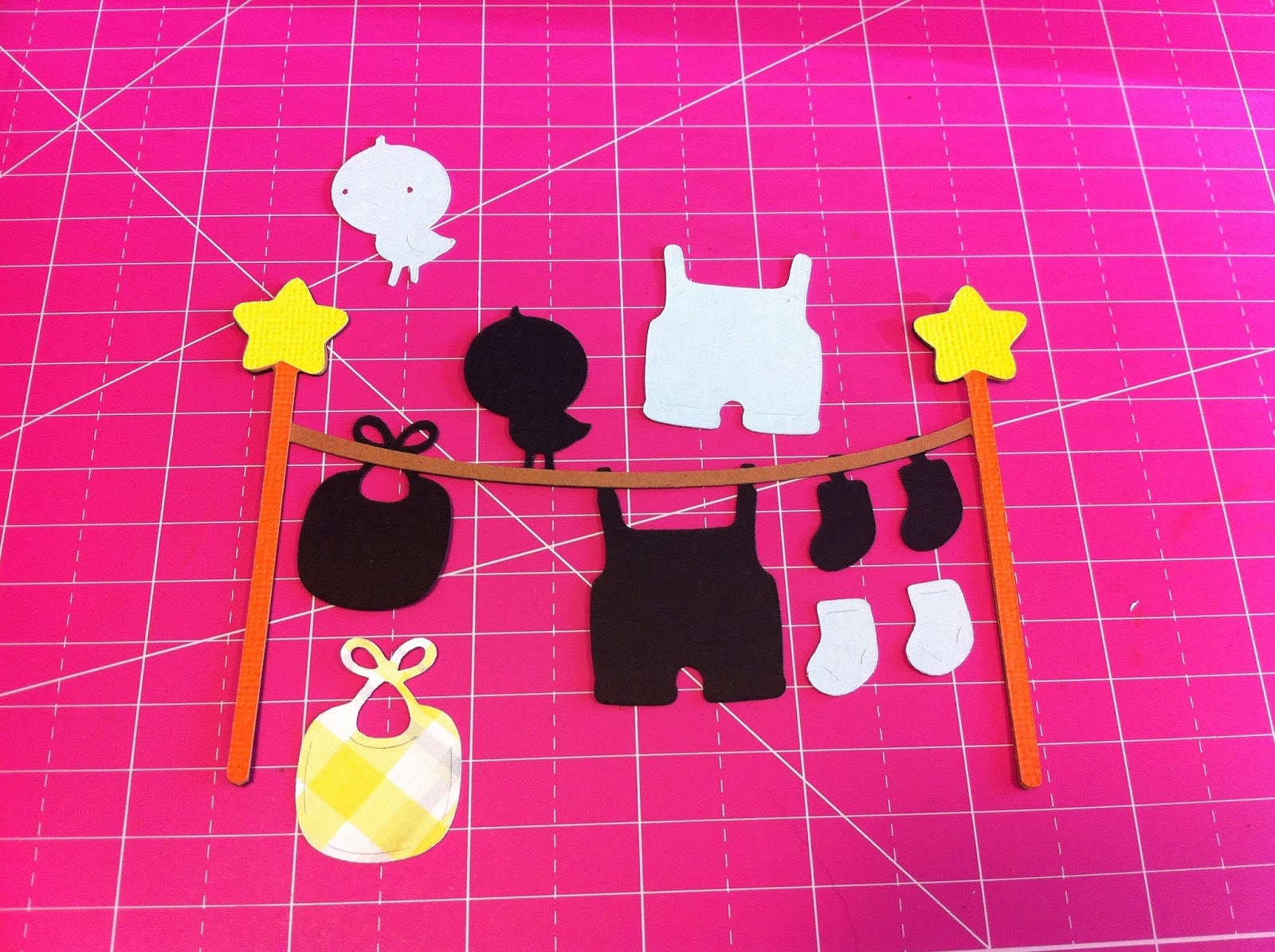 Pumpkin Spice & Everything Nice: Baby Boy Clothes Line Card