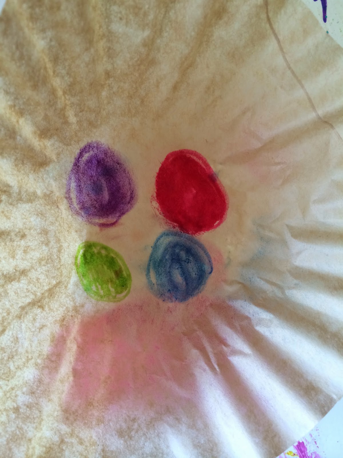 Mini Monets and Mommies: Coffee Filter Art Experiment: Kids' Art ...