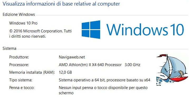 Aggiungere o modificare produttore e logo del PC e altre info di ...