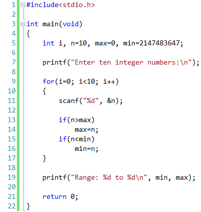 Find out the Range ~ Nissongo's Diary