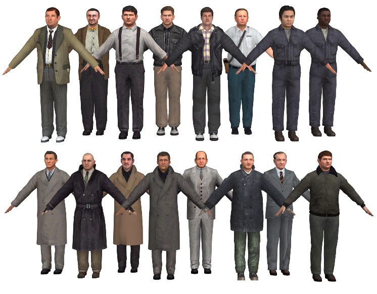 KOHDYKTOPZONE: MAFIA 2 - Character's