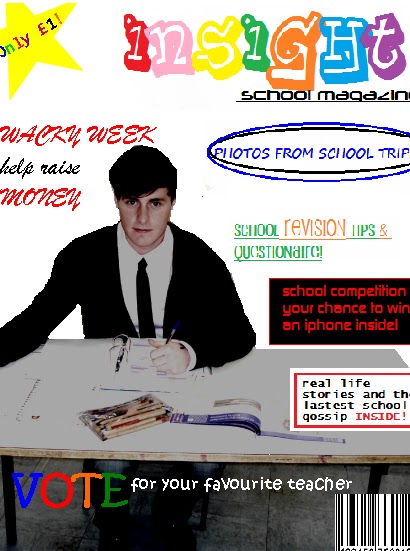 Samantha Smith's Blog: My final desgin for my school magazine front cover