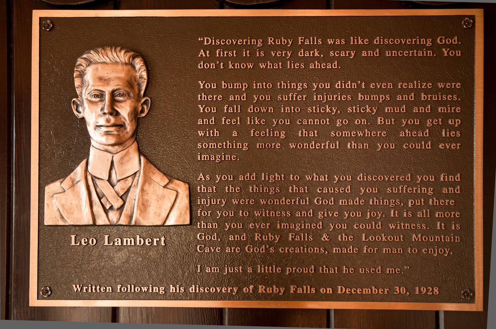 The Road Ahead ................. (Florida Ride 2013): Ruby Falls