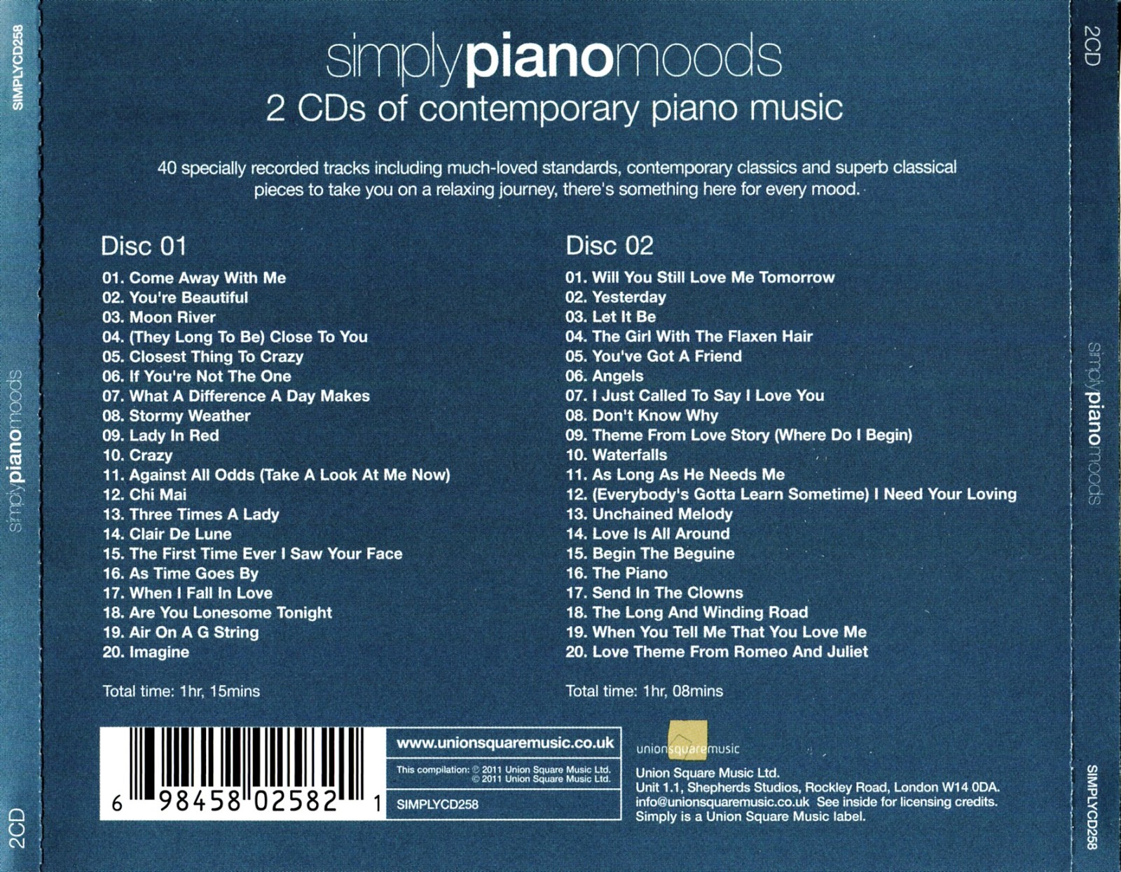 [Piano, Easy Listening] Various Artists - Simply Piano Moods (2011 ...