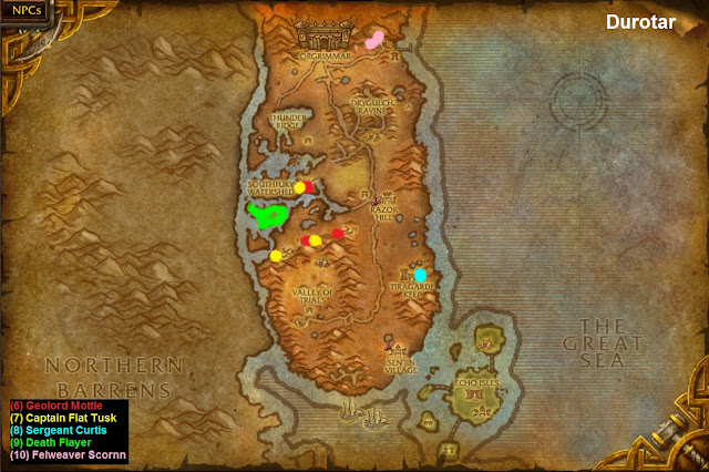 WoW Rare Spawns: 2012