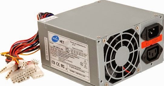 PARTES INTERNAS Y EXTERNAS DE UN PC: Fuente De Poder
