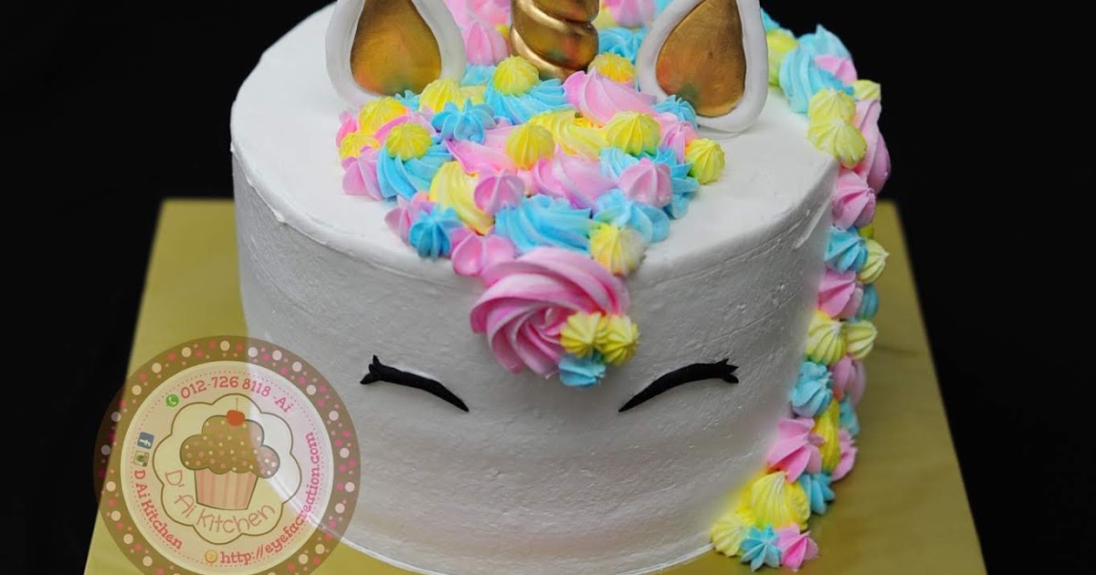 D' Ai Kitchen: Kek Unicorn