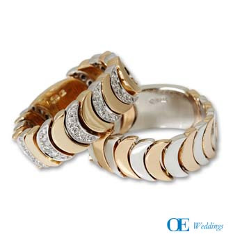 beautyful of ring: One Set Personalised Flexible Unique Design Wedding ...