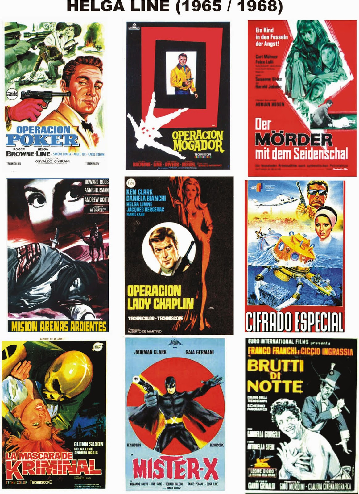 STARS DE CINE B: HELGA LINÉ