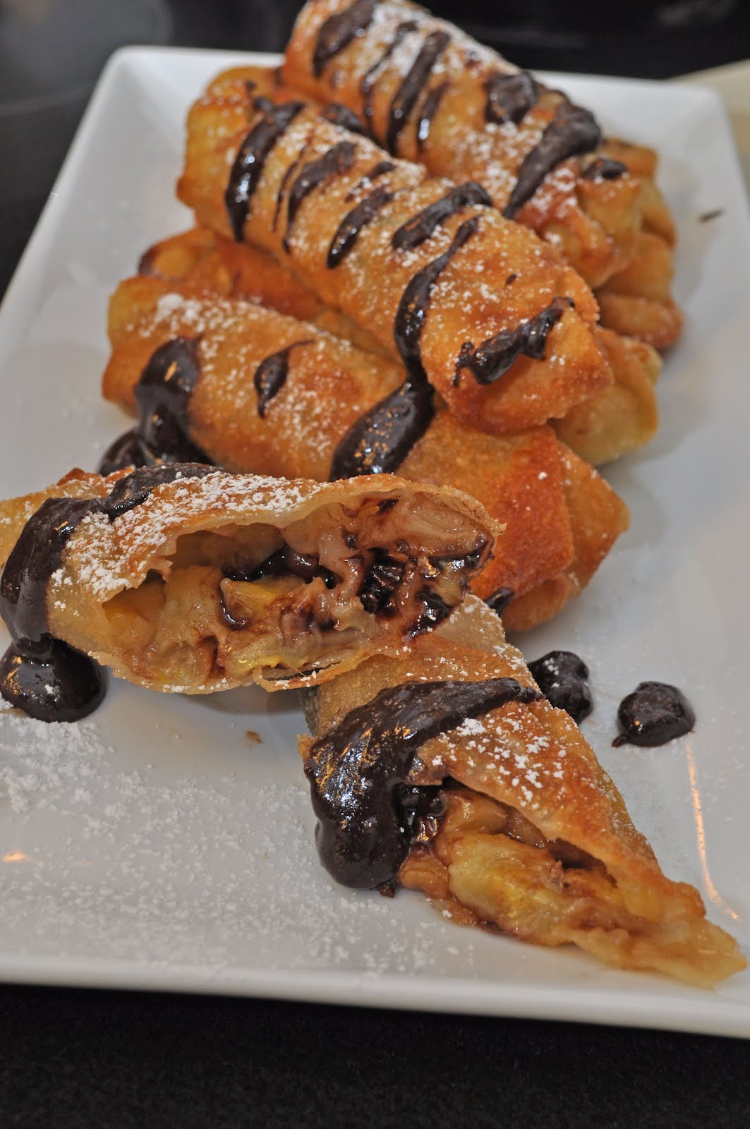 Tummy Temptations: Chocolate Banana Spring Rolls