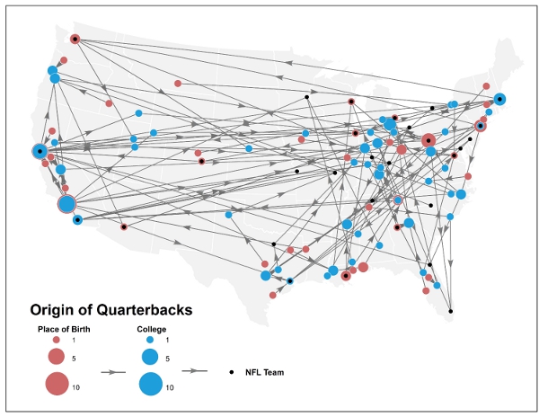 NWK to MIA: Which Parts of the Country Produce the Most NFL Players?