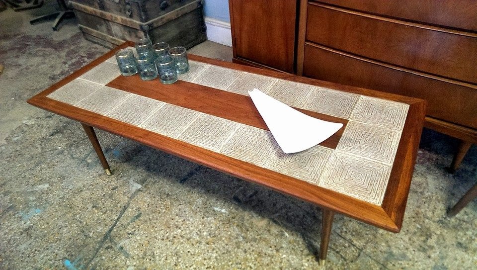 Vintage Ground: Awesome Mid Century Cocktail Table / Coffee Table