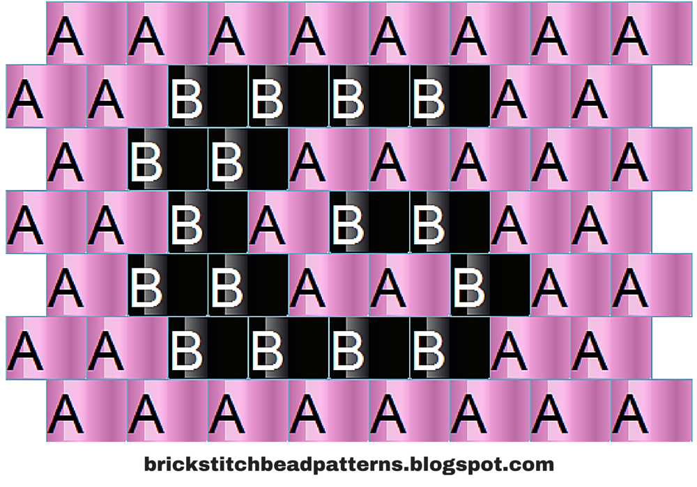 Brick Stitch Bead Patterns Journal: G - Alphabet 1 Free Brick Stitch ...