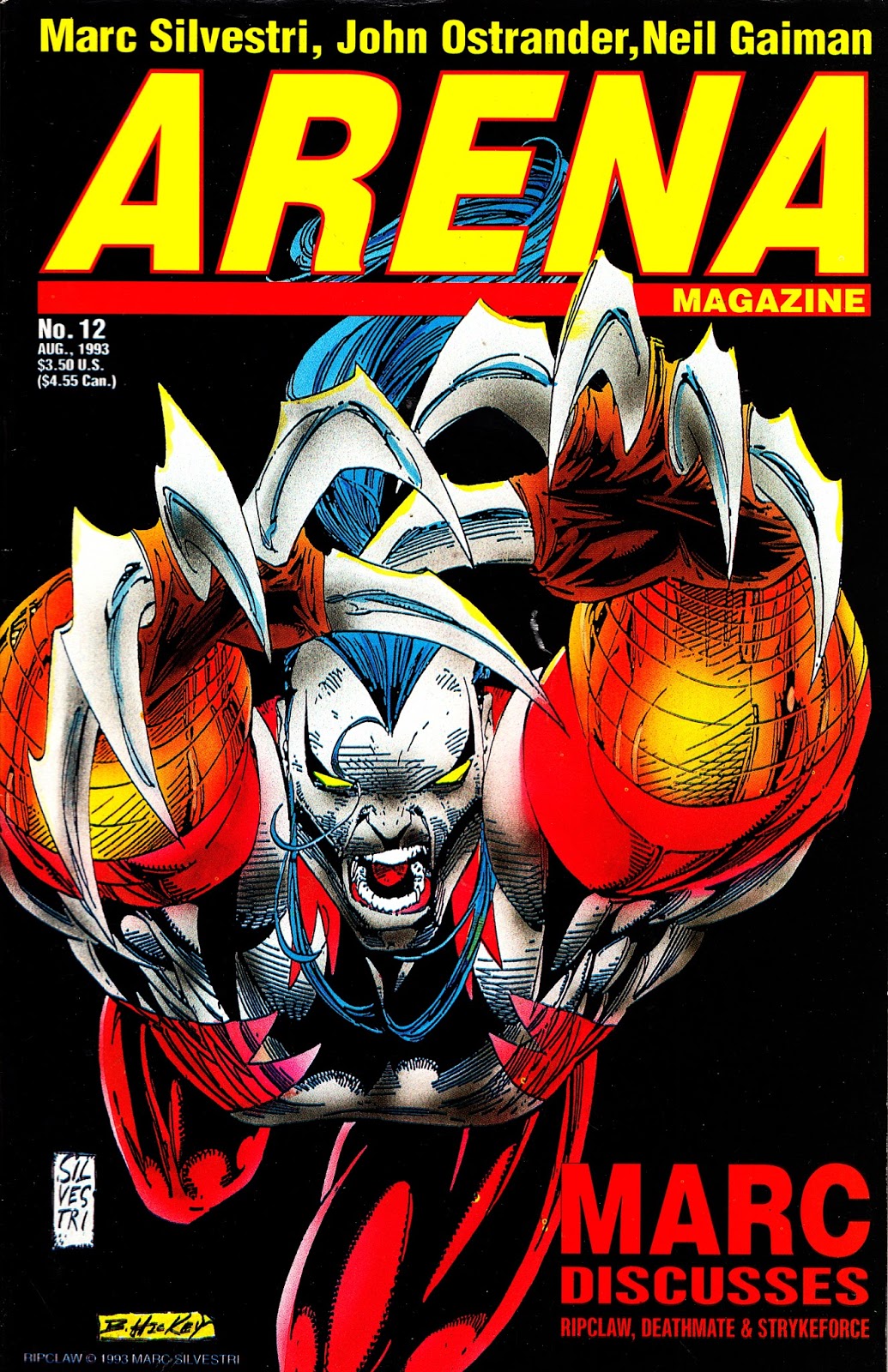 STARLOGGED - GEEK MEDIA AGAIN: 1993: ARENA US COMICS FANZINE ISSUE 12