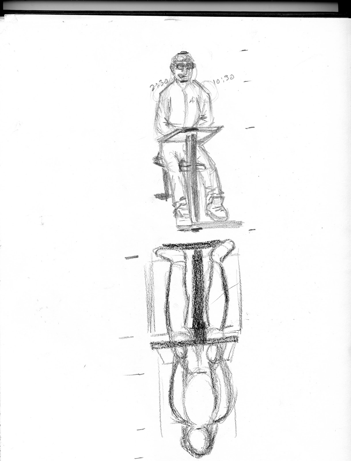 Drawing Visualization Class: Rough Figure Drawings of models